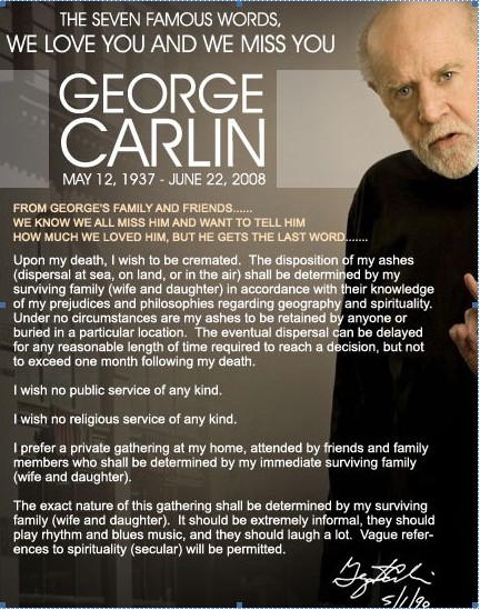 George Carlin survives death